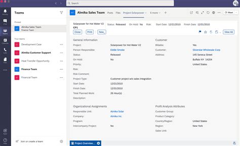 Sap Business Bydesign Microsoft Teams Integration Becomecloud