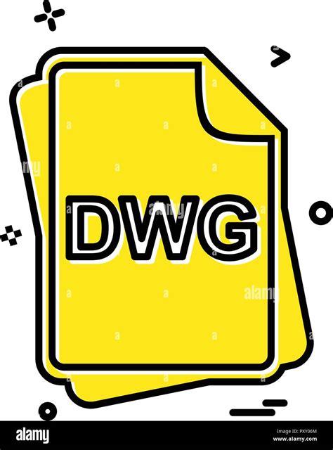 Dwg File Type Icon Design Vector Stock Vector Image And Art Alamy