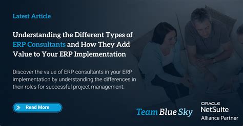 Understanding The Different Types Of Erp Consultants And How They Add Value To Your Erp