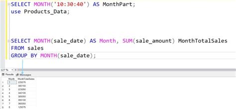 Month Function In Sql Server Sql Server Guides