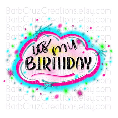 Its My Birthday Birthday Crew Birthday Squad Sublimation Designs