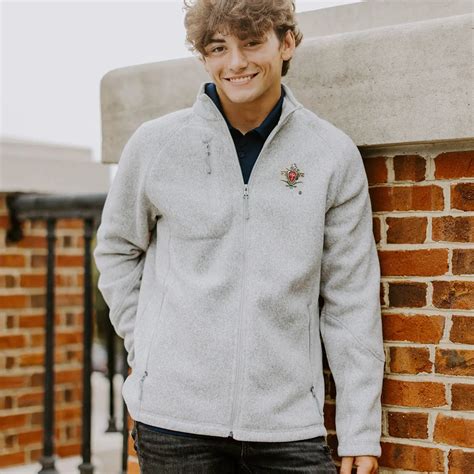 Pi Kapp Embroidered Crest Full Zip Campus Classics