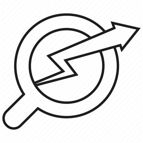 Arrow Chart Data Forecast Graph Magnifier Stats Icon Download On Iconfinder