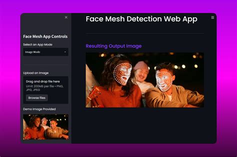 Github Mohdalibnface Mesh Detection Web App ⚡a Python Streamlit Web App That Detects Face