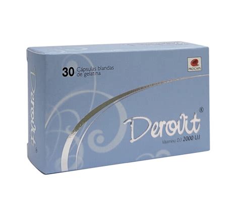 Derovit 2000 Ui Capsulas Farmaciard