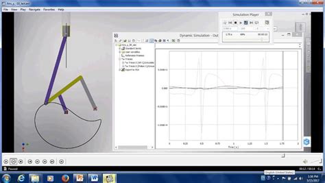 3d motion simulation interface for space considerations only