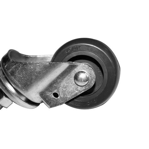 Rodinha 50mm Plástico Bp 2 Polegadas Com Parafuso Fixo Casa Das