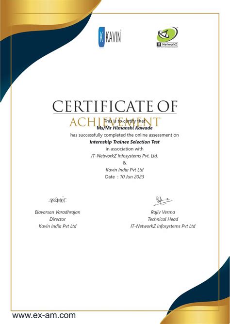 internship himanshi kawade