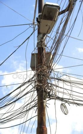 Messy Wires Stock Photo NikiLitov
