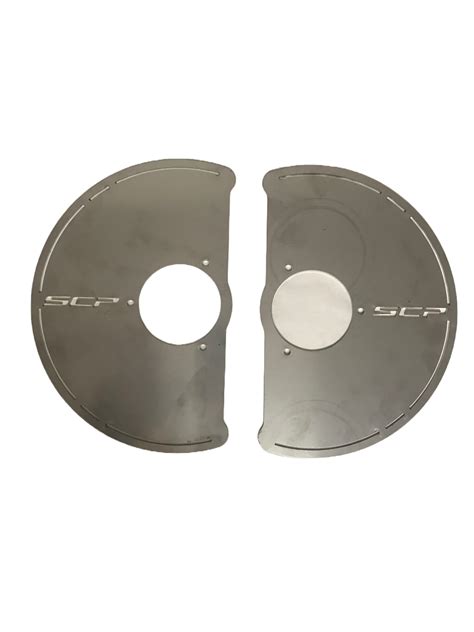 2wd Stainless Steel Front Brake Dust Shields Small Car Performance