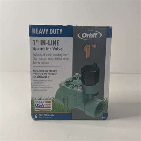 Orbit Automatic 1” Jar Top Inline Sprinkler Valve Heavy