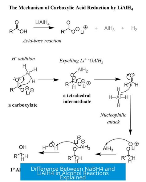 Difference Between Nabh4 And Lialh4 In Alcohol Reactions Explained