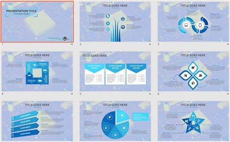 circuit board powerpoint 64647