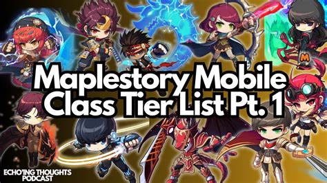 Maplestory M Post V4 Class Tier List Pt 1 Former Top 5 Classes Drop In Rankings Ep 78 Pt