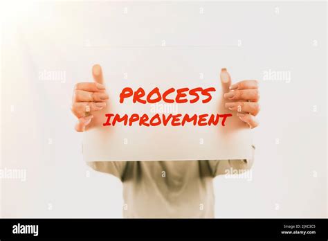 Conceptual Display Process Improvement Business Approach Optimization
