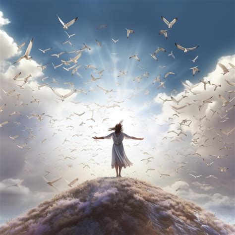 Premium Ai Image Happy Girl Illustration