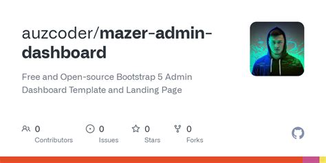 github auzcoder mazer admin dashboard free and open source bootstrap