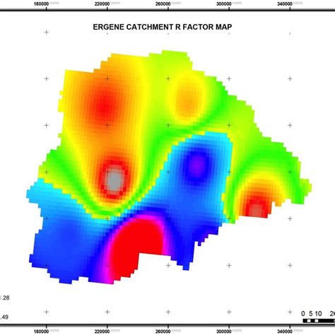 R Factor Map For Ergene Catchment Download Scientific Diagram