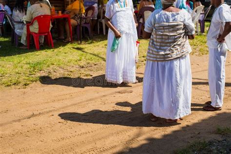 Candomble Members Are Seen During A Religious Demonstration Editorial Stock Image Image Of