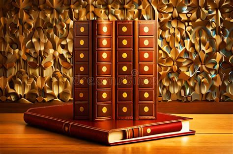 Luxury Elegant Presentation Paper Book Mockup Stock Illustration