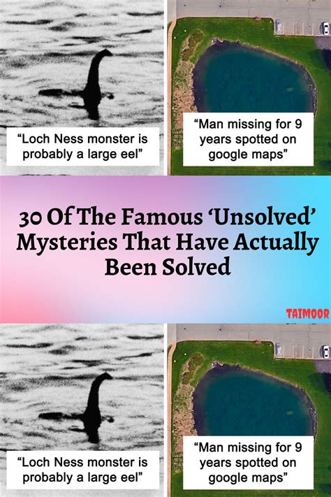 30 Of The Famous ‘Unsolved’ Mysteries That Have Actually Been Solved | Unsolved mysteries ...