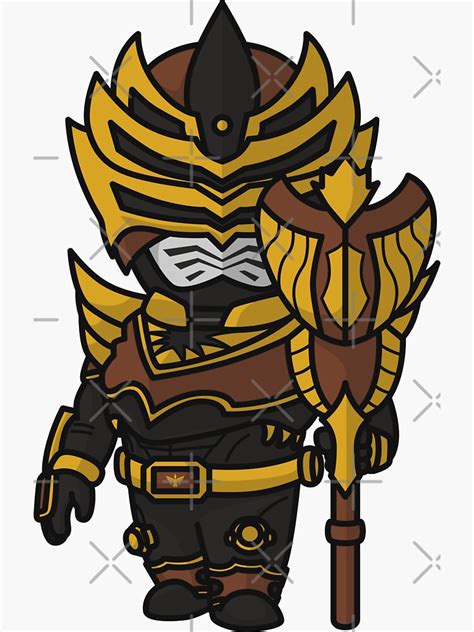 Kamen Rider Odin Chibi Style Kawaii Sticker For Sale By Mattzwug