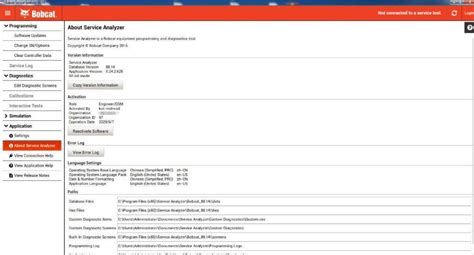 Bobcat Service Analyzer Car Diagnostics Less