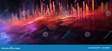 Sleek Minimalistic Background With Futuristic Grids And Dynamic Data