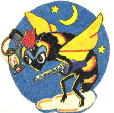 Ww2 Us Army Air Corps 418th Night Fighter Squadron Screened Felt Patch
