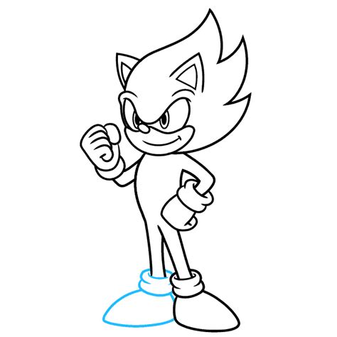 How To Draw Super Sonic Really Easy Drawing Tutorial
