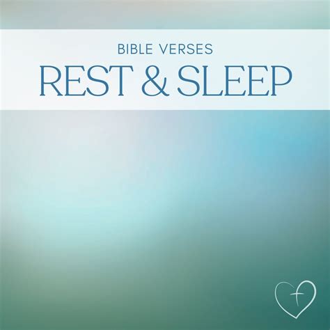 25 Bible Verses About Rest And Sleep