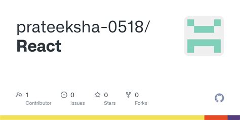 Github Prateeksha React
