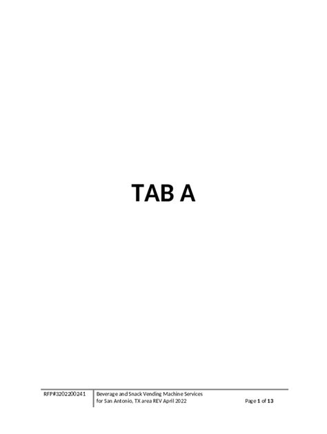 Attachment A Execution Of Proposal Doc Template Pdffiller