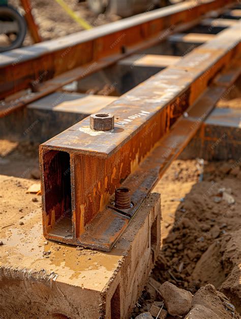 Premium Photo Constructing A Temporary Wooden Foundation Using