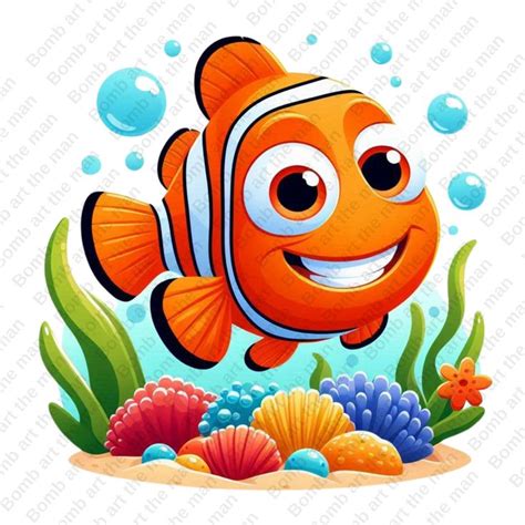 Finding Nemo Clipart Finding Nemo Png Cute Nemo Design Instant