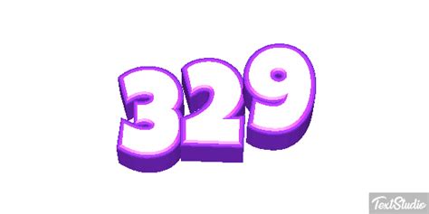 329 Number Animated  Logo Designs
