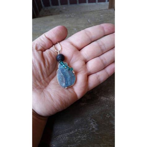 Essential Oil Diffuser Necklace Agate Sterling Silver Aromagemjewelry