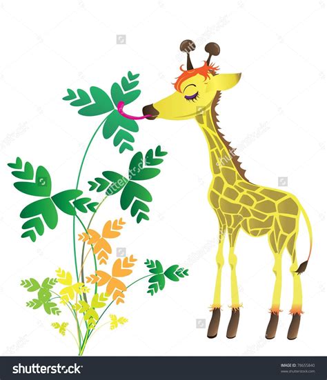 Giraffe Eating Leaves Clipart 17 Free Cliparts Download Images On