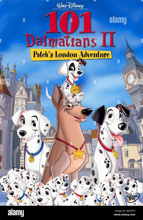 101 Dalmatians Ii Patchs London Adventure Film Poster 2003 Stock