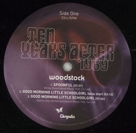 Ten Years After Woodstock 1969 180gm Uk 2 Lp Vinyl Set —
