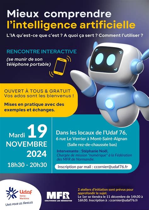 Mieux Comprendre Lintelligence Artificielle Udaf 76 Seine Maritime