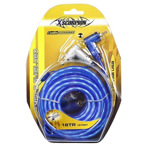 18 Ft Rca Cable Triple Shielded Twisted Interconnect Rca Audio 2