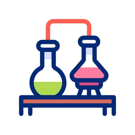 Chemistry Animated  Laboratory Round Flask