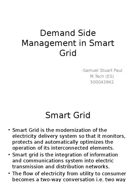 Demand Side Management In Smart Grid Pdf Smart Grid Electrical Grid
