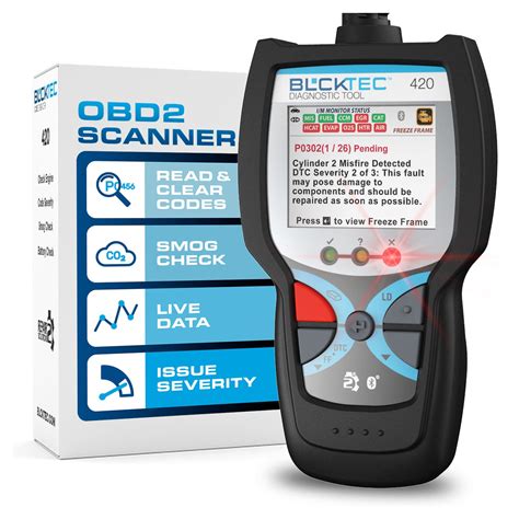 Blcktec 420 Car Obd2 Code Reader Obd2 Scanner Engine Fault Code Reader Car Diagnostic Scan Tool