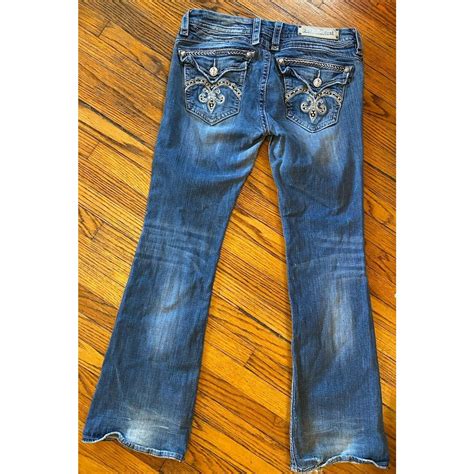 Rock Revival Womens Rock Revival Sasha Boot Flare Jeweled Jeans 32 X