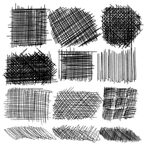 3000 Crosshatch Pattern Vector Stock Illustrations Royalty Free