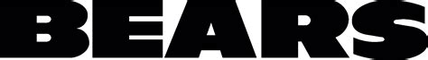 Chicago Bears Black Logo In Png Svg Vector Format Free Download