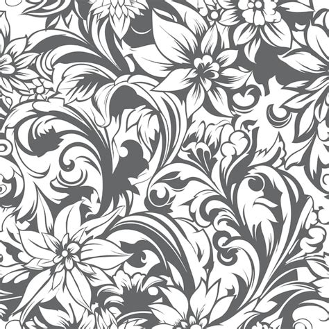 Seamless Floral Vector Pattern Premium Vector Seamless Floral Vector Pattern Premium Vector