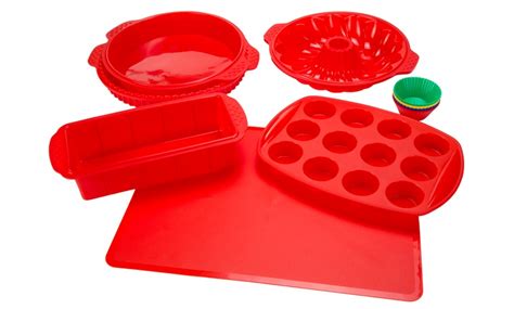 Classic Cuisine Silicone Bakeware Set 18 Piece Groupon